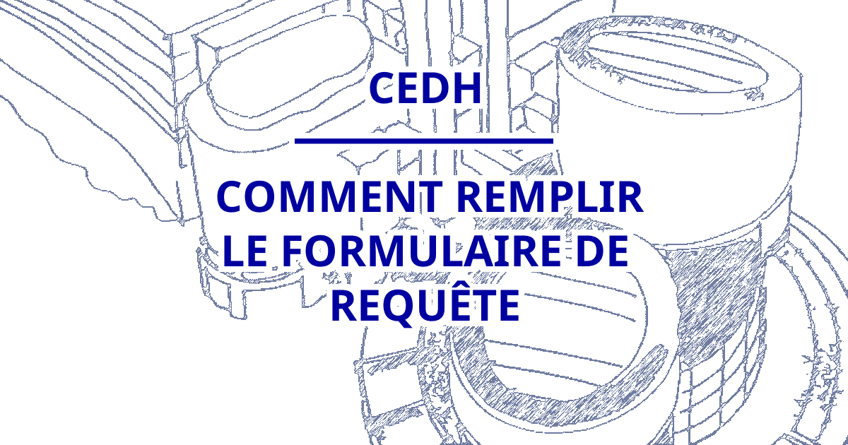 Comment remplir le formulaire de requête | CEDH | CDH ONU | CCF d’Interpol